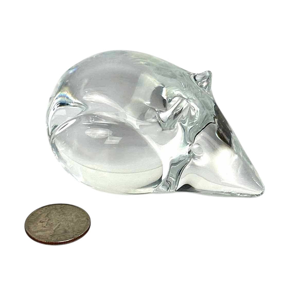 Crystal Glass Mouse – Found Furnishings