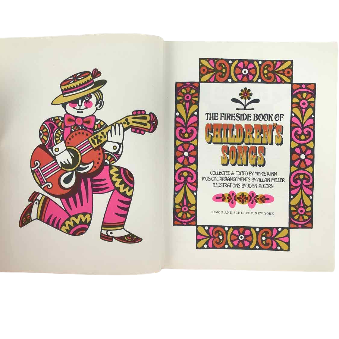 Yellow Children's Songs Book – Found Furnishings