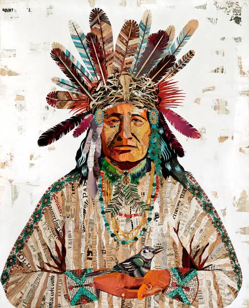 Dolan Geiman Signed Print Father Nature – Found Furnishings