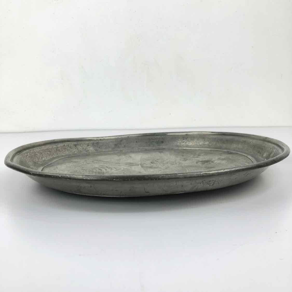 Engraved Pewter Tray – Found Furnishings