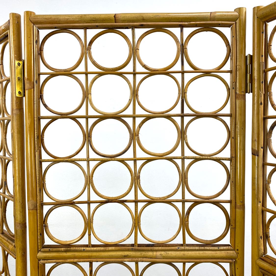 Bent Rattan Room Divider – Found Furnishings