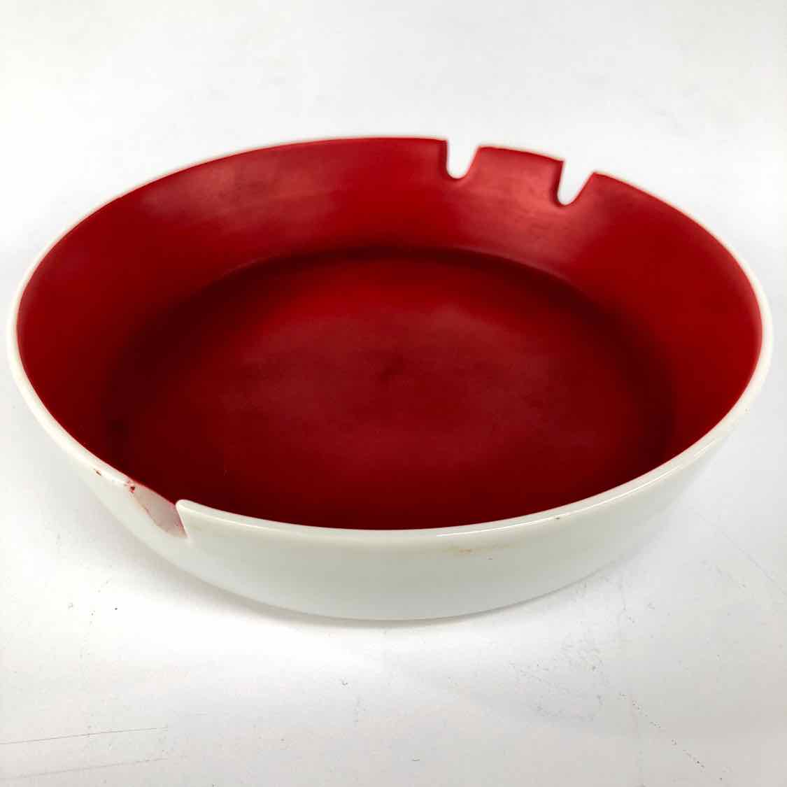 Modern Red Porcelain Ashtray – Found Furnishings